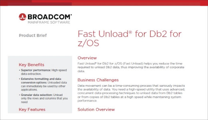 Fast Unload® for Db2 for z/OS