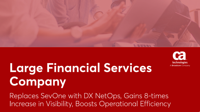 DX NetOps | Network monitoring tools | Improve NOC efficiency