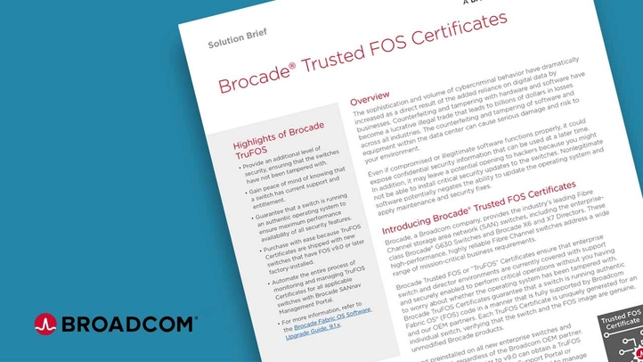 SAN Technology | Cyber Resilience | Broadcom